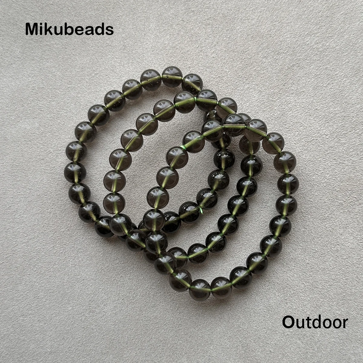 Natural-Sirius-Meteorite-Glass-8mm-Smooth-Round-Loose-Beads-For-Making ...