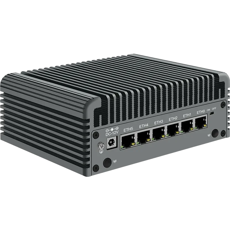 Topton 6 LAN Fanless Mini PC Core 3 N355 N305 N150 N100 I226-V DDR5 ...