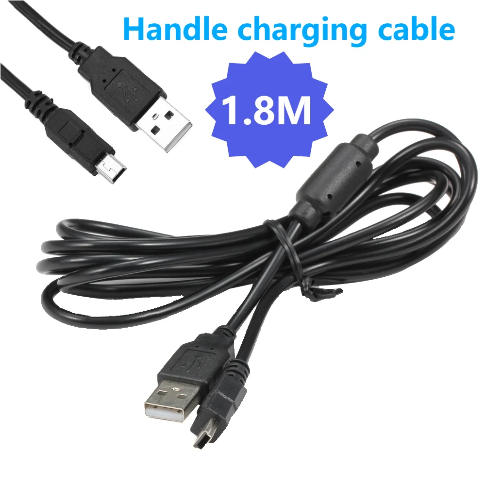 USB Charge Cable for PS3 PS3 Wireless Controllers with Ring 1.8M Cable ...