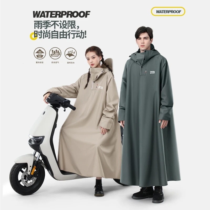 Motorcycle-Raincoat-Electric-Motobike-Big-Brim-Men-Thickened-Enlarged ...