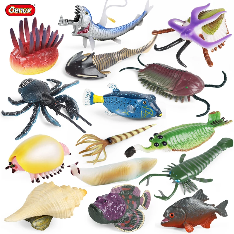 Oenux-Cambrian-Sea-Creature-Animals-Figurines-Ancient-Ocean-Toy ...