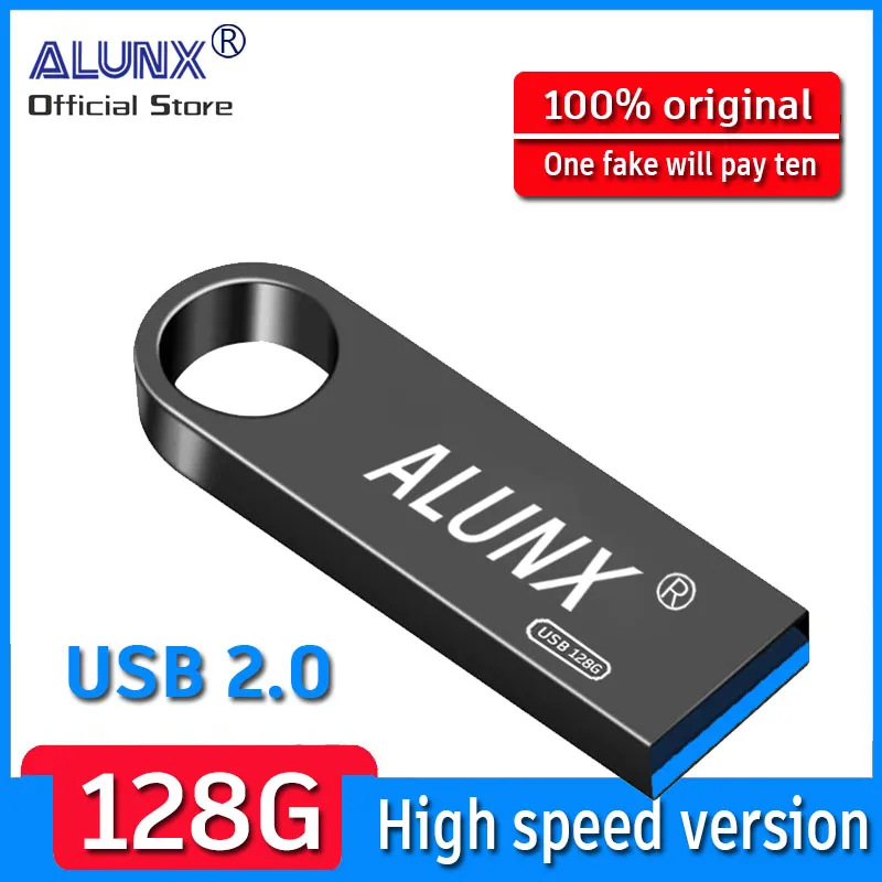 ALUNX 100% Genuine Usb Flash Drive 128Gb Pendrive 128Gb Memory Stick ...