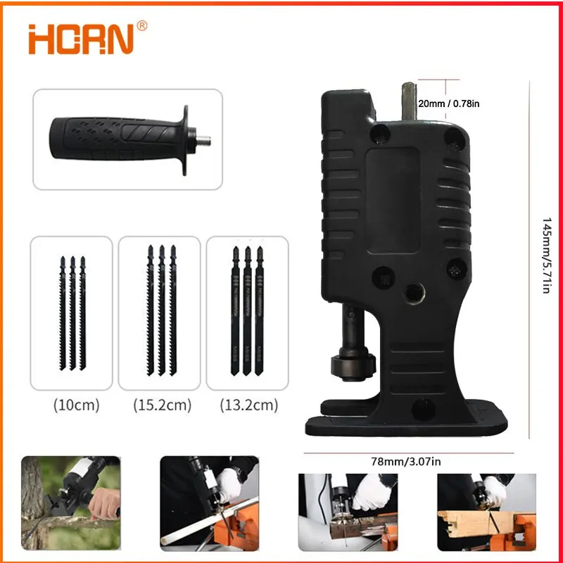 Portable-Reciprocating-Electric-Saw-Adapter-Electric-Drill-Modified ...