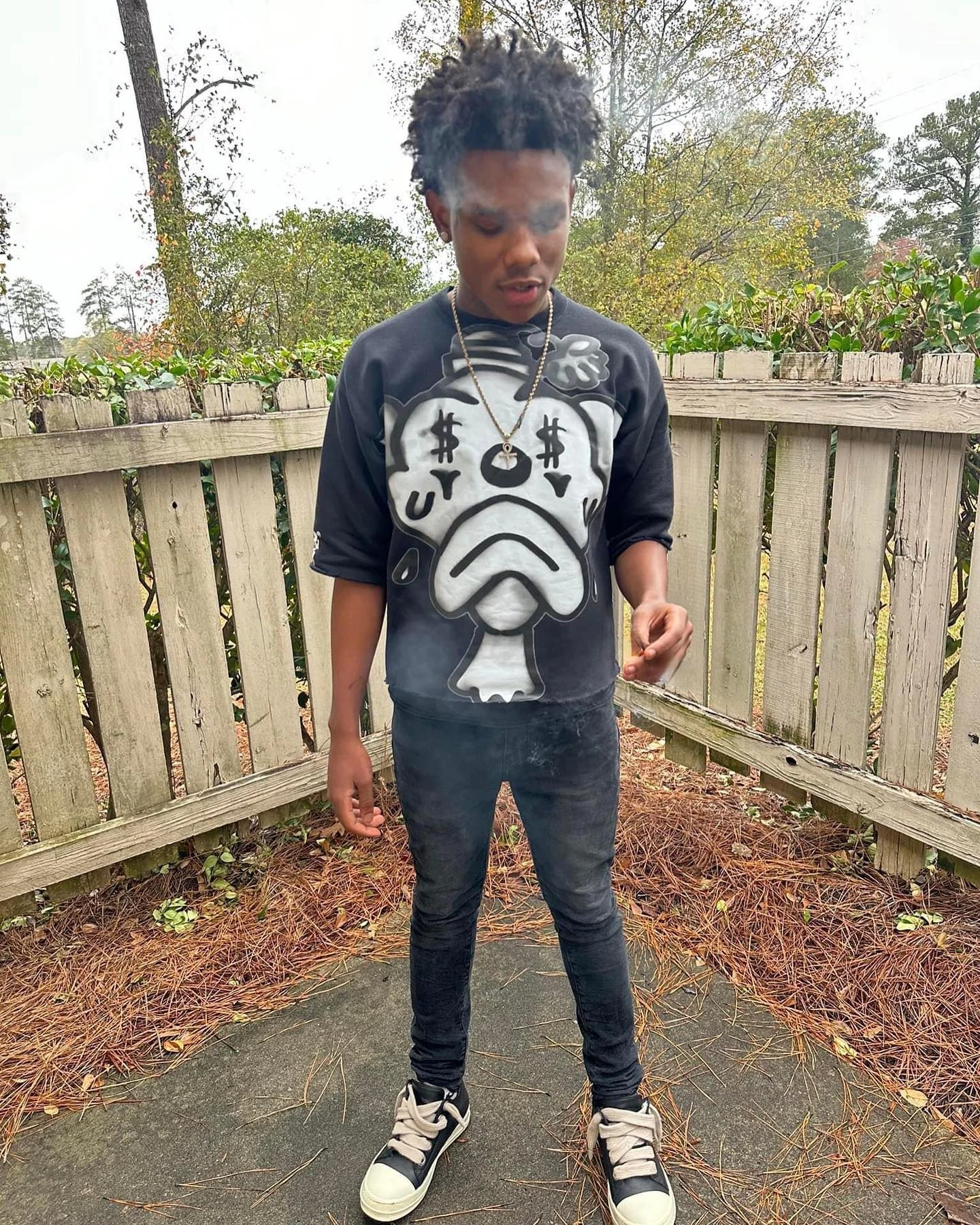 Y2k-Hip-Hop-Clown-Graphic-Printed-T-shirts-for-Men-Oversized-Vintage ...