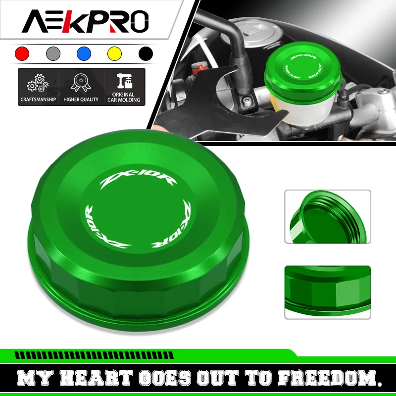 Newlest Oil Filler Cap For ZX-6R ZX636 ZX-10R Motorcycle Front Brake ...