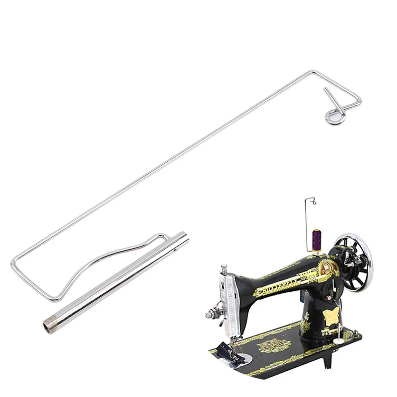 Old-Household-Sewing-Machines-Thread-Stand-Metal-Portable-Thread-Holder ...