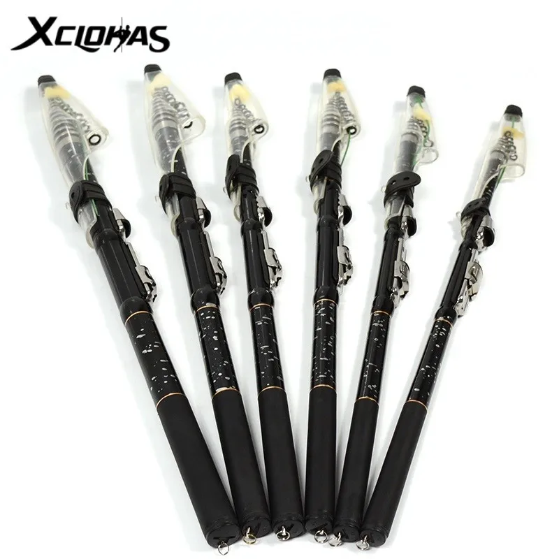New-Telescopic-Fishing-Rod-Portable-Sea-Rod-Hard-Carbon-Fishing-Rod ...