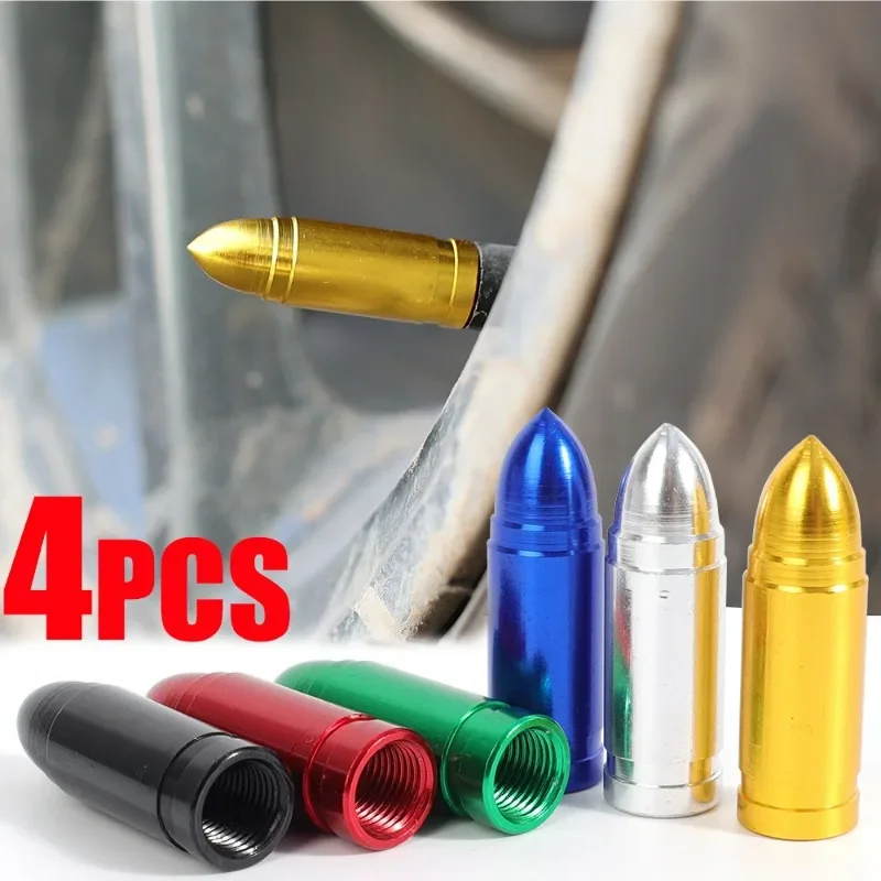 4Pcs-Bullets-Valve-Caps-Car-Motorcycle-Wheel-Tire-Valve-Caps-Aluminum ...