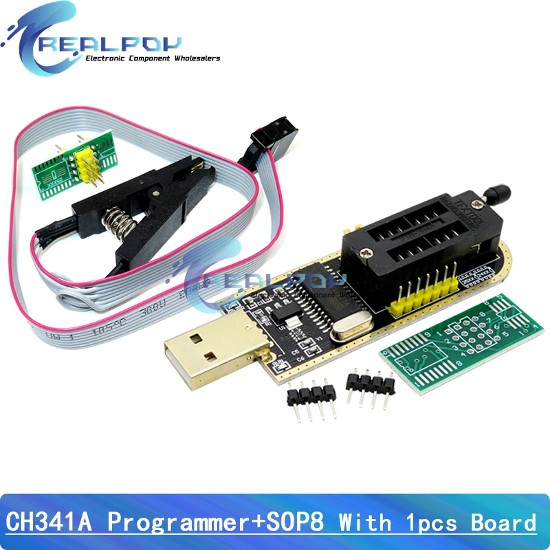 CH341A-CH341B-24-25-Series-EEPROM-Flash-BIOS-USB-Programmer-Module ...