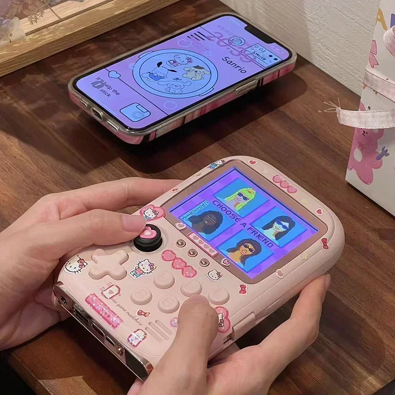 Hello-Kitty-Power-Bank-Mini-Game-Portable-Retro-Handheld-Game-Console ...
