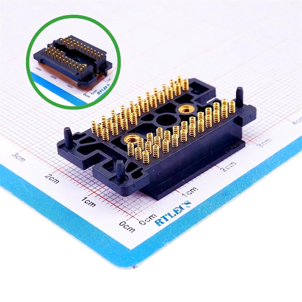 1-3-5-Pcs-52-Pin-POGO-Connector-With-Spring-Mounted-For-HP-Printer ...