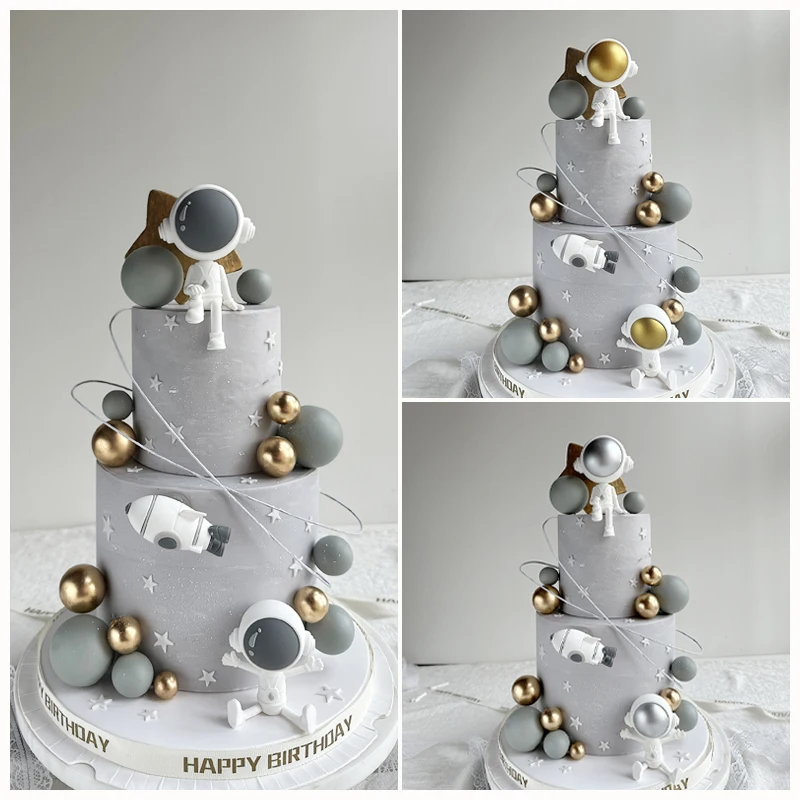Astronauta-Cake-Topper-para-festa-de-anivers-rio-tema-do-espa-o-sideral ...