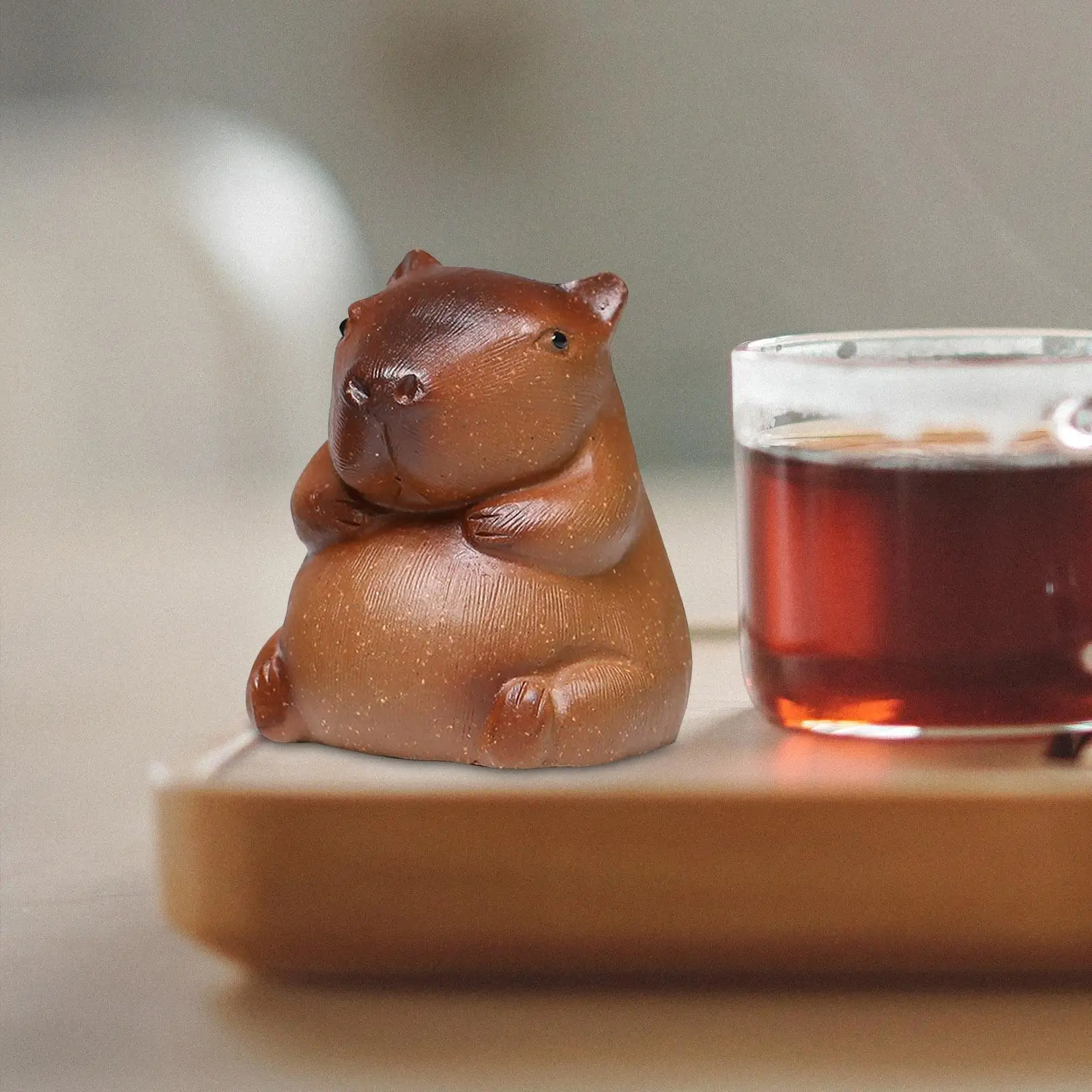 Capybara-Tea-Pet-Statue-Lovely-Tea-Pet-Ornaments-Pottery-Clay-Mini ...