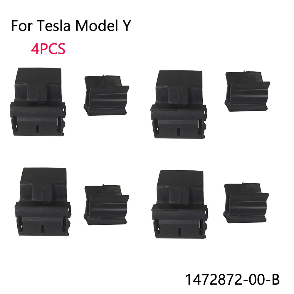 4pcs Car Storage Box Clamps 1472872-00-B Accessories For Tesla Model Y ...