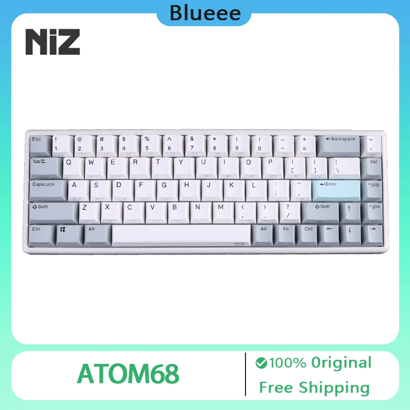 All-in-One-NIZ-ATOM68-Lists-Dome-Nopre-Gaming-Keyboard-Wireless-Bluetooth-Three-Mode-Mechanical ...
