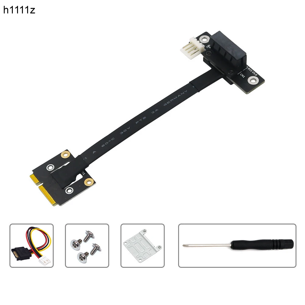 Add-On-Cards-270-Degree-Mini-PCIe-To-PCI-E-1X-Adapter-Cable-Mini-PCI ...