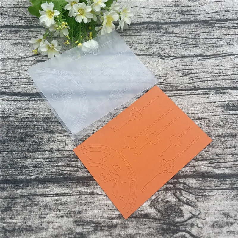 Clock-Lace-Plastic-Embossing-Folder-For-Scrapbook-DIY-Album-Card-Tool ...