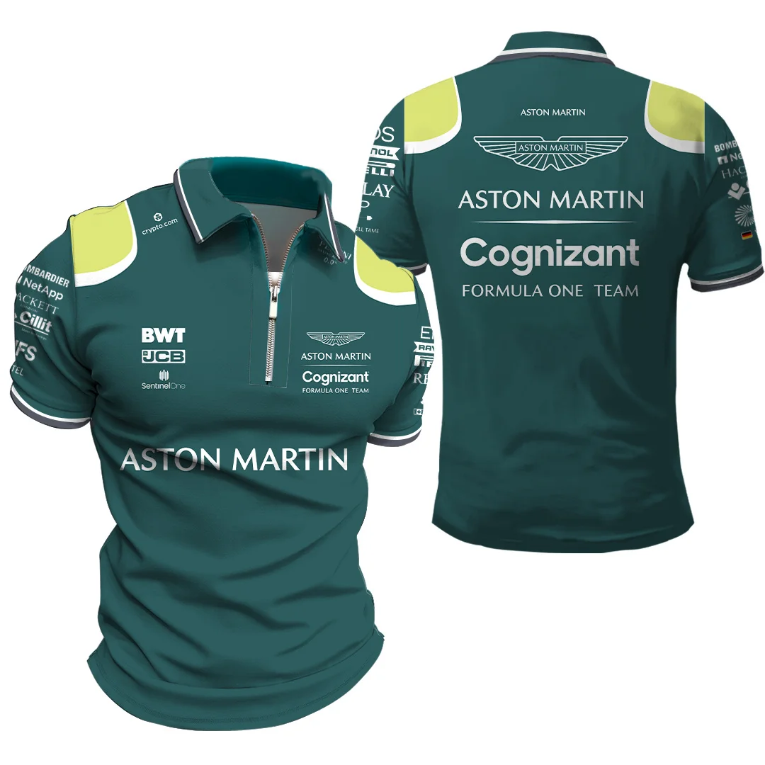 Aston Martin F1 2023 Mens Team Polo Shirt Aston Martin POLO Formula One ...