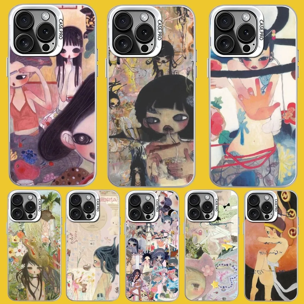 Aya-Takano-Phone-Case-For-iPhone-15-14-13-12-11-Pro-Max-2024-Colored ...