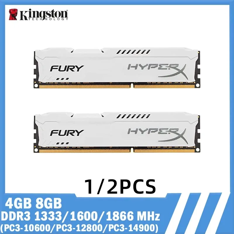 HyperX-Fury-Memoria-DDR3-RAM-8GB-2x4GB-16GB-2x8GB-Kit-1866MHz-1333 ...