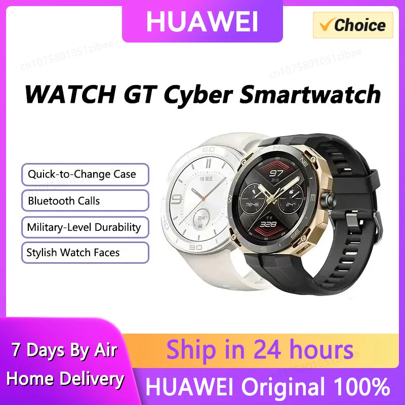 Original-HUAWEI-WATCH-GT-Cyber-SmartWatch-Bluetooth-Call-Health ...