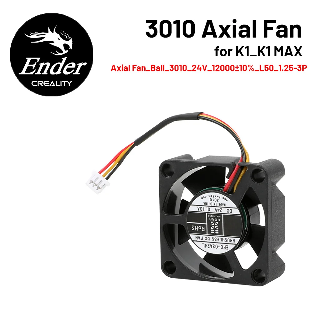CREALITY-for-K1-K1-Max-3010-Axial-Fan-DC24V-0-1A-Brand-New-Original ...