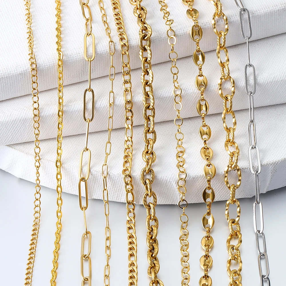 2meters Stainless Steel Chains for Jewelry Making DIY - AliExpress 36