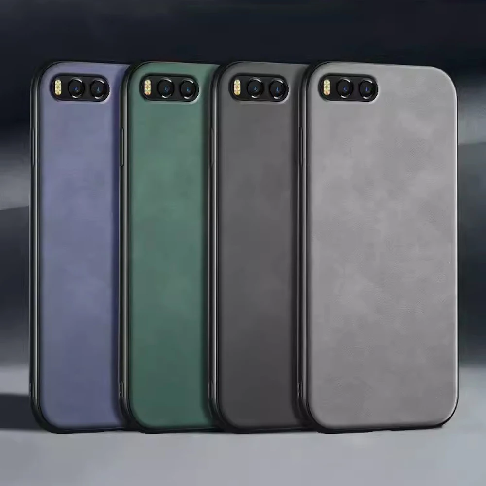 for Xiaomi Mi 6 Case Mi6 Case Shockproof Back Cover luxury Leather ...