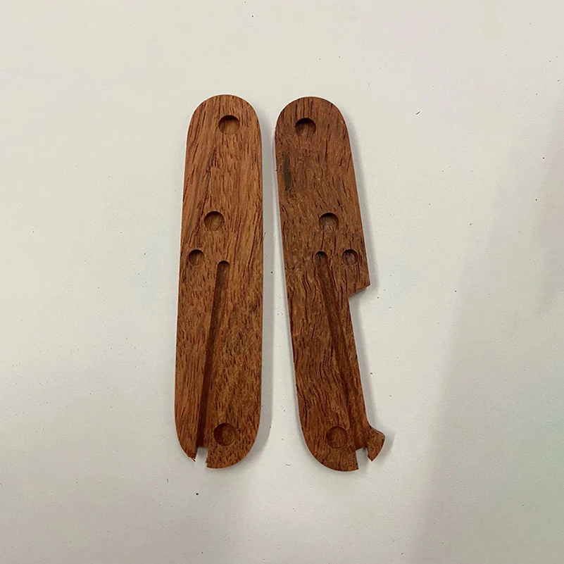 2-Types-Custom-Natural-Wood-Grip-Handle-Scales-For-91mm-Victorinox ...