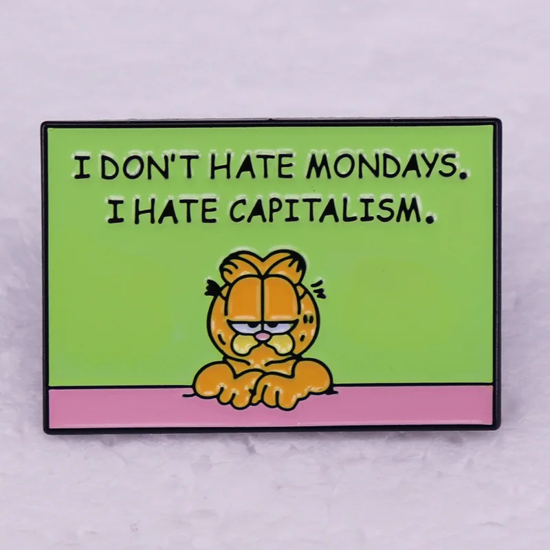 I Hate Mondays Cat Poster