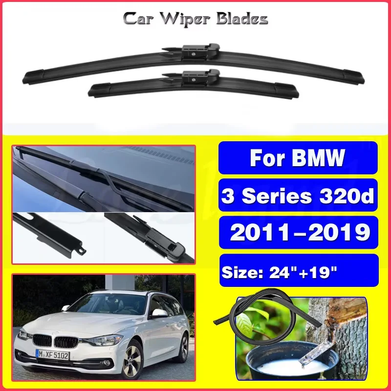 Wiper Front Wiper Blades Set For BMW 3 Series 320d 330d 335d 316d 318d ...