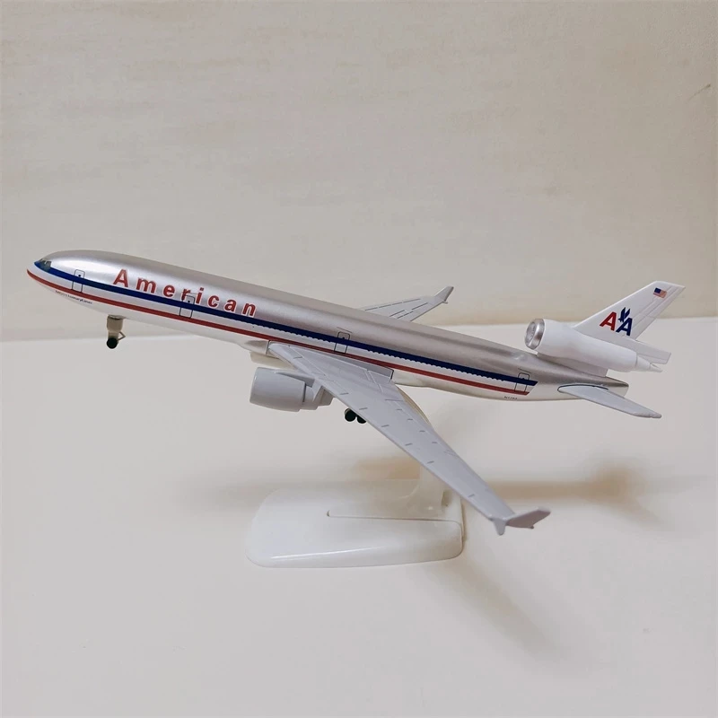 20cm-Alloy-Metal-Air-USA-Airlines-American-AA-MD-MD-11-Airway-Diecast ...