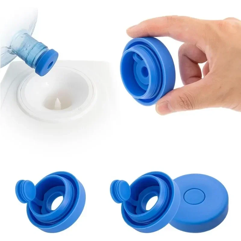 Reusable-Bottle-Plug-Cap-for-5-Gallon-Water-Jug-Non-Spill-Silicone-Anti ...