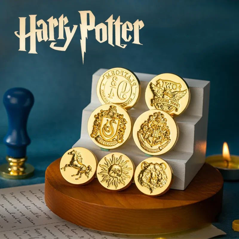 Hogwarts-Fire-Seal-Head-Logo-Cole-o-de-Moedas-Harry-Potter-Grifin-ria ...
