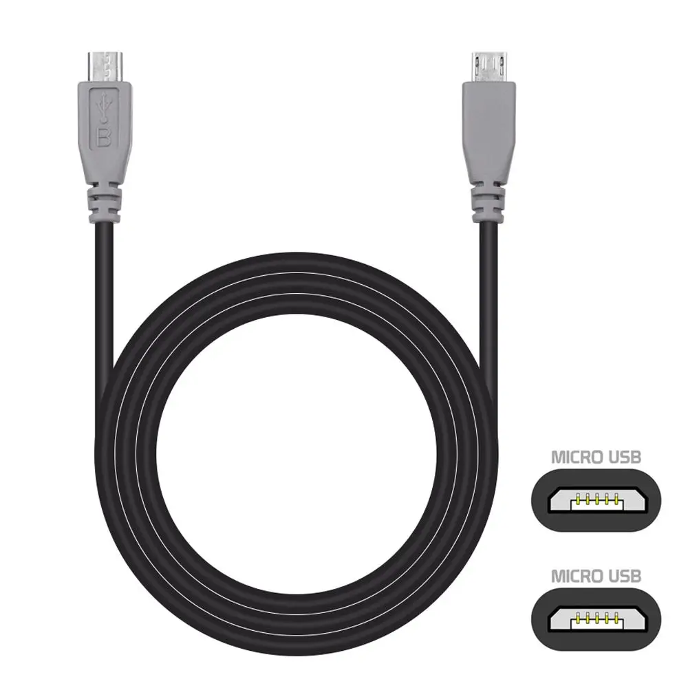 5 Pin Micro USB Male To Micro USB Male OTG Converter Adapter Lead Data ...