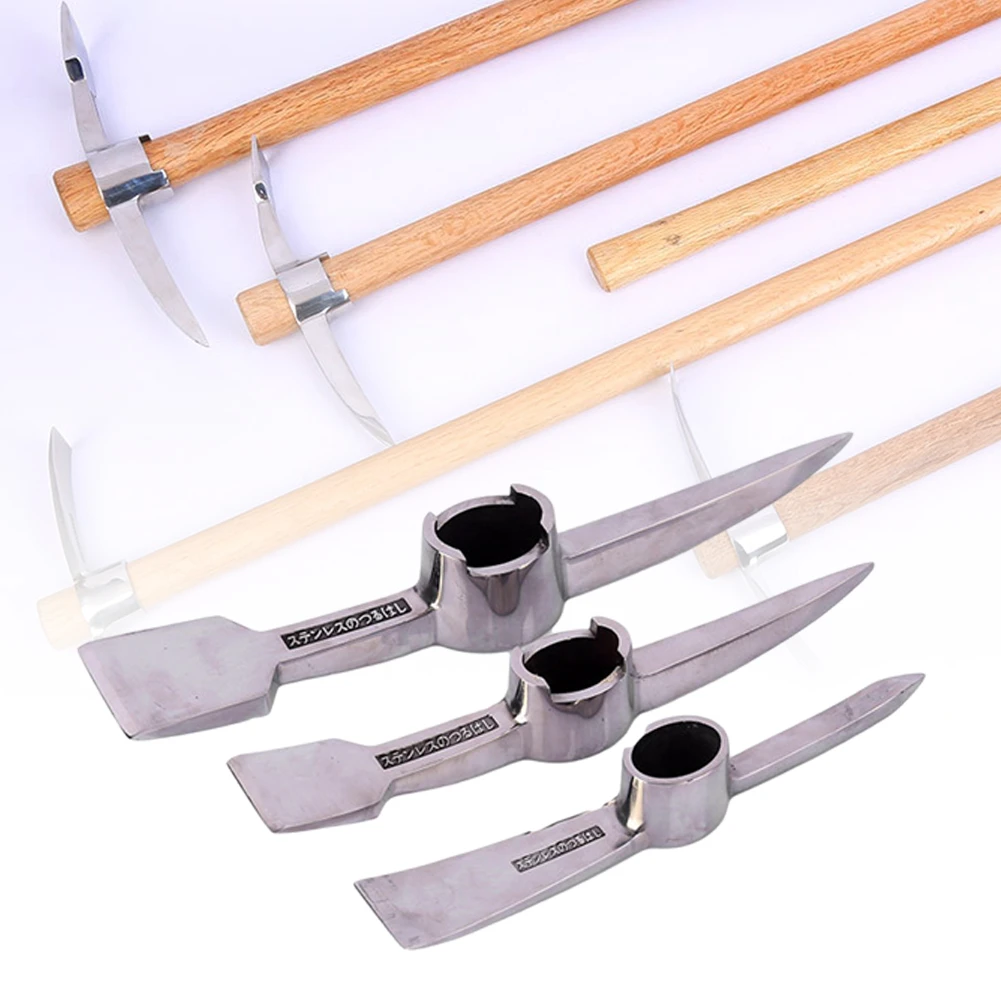 Outdoor Camping Mountain Mattock Fiberglass Handle Pick Axe Small Size ...