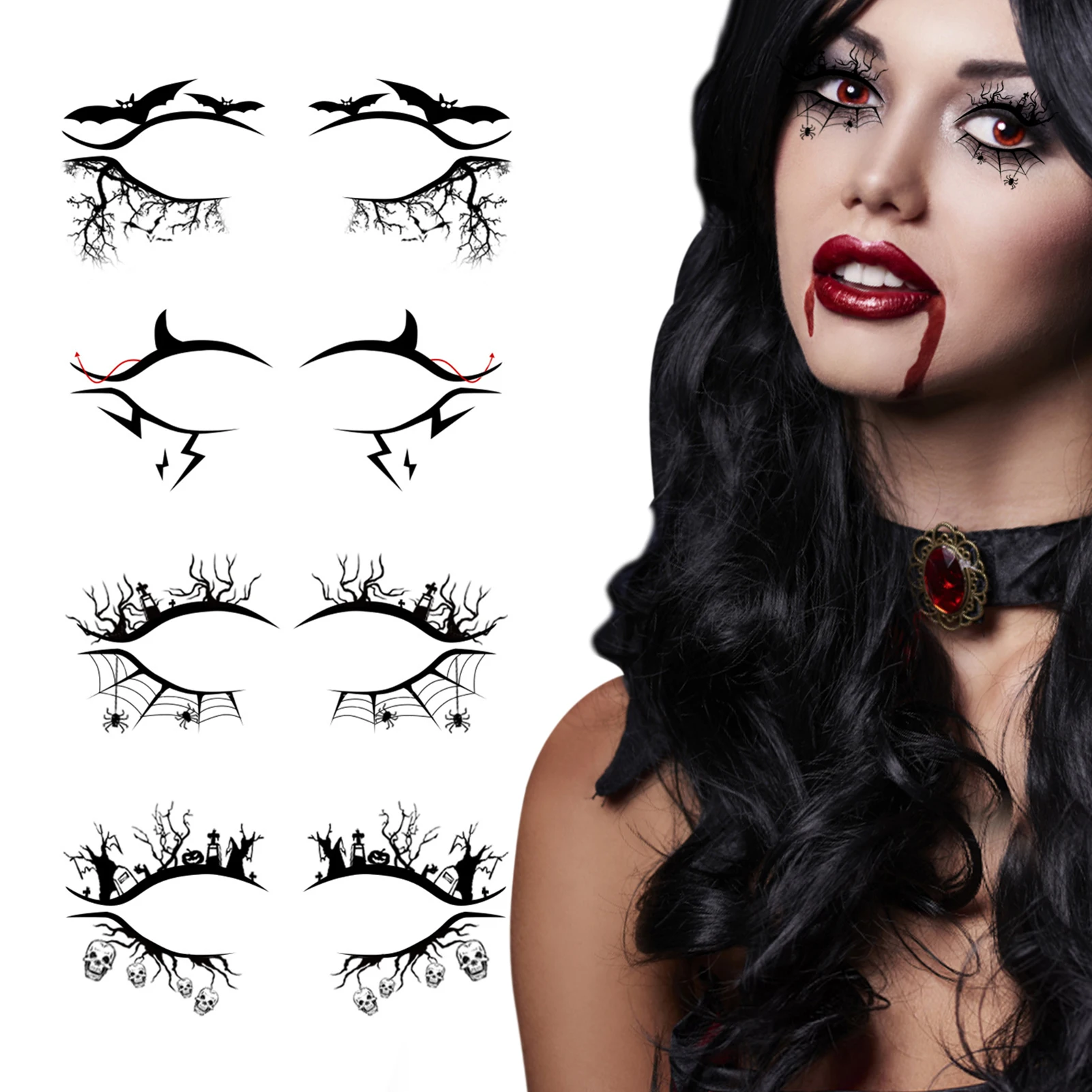 Gothic Vampire Eye Makeup