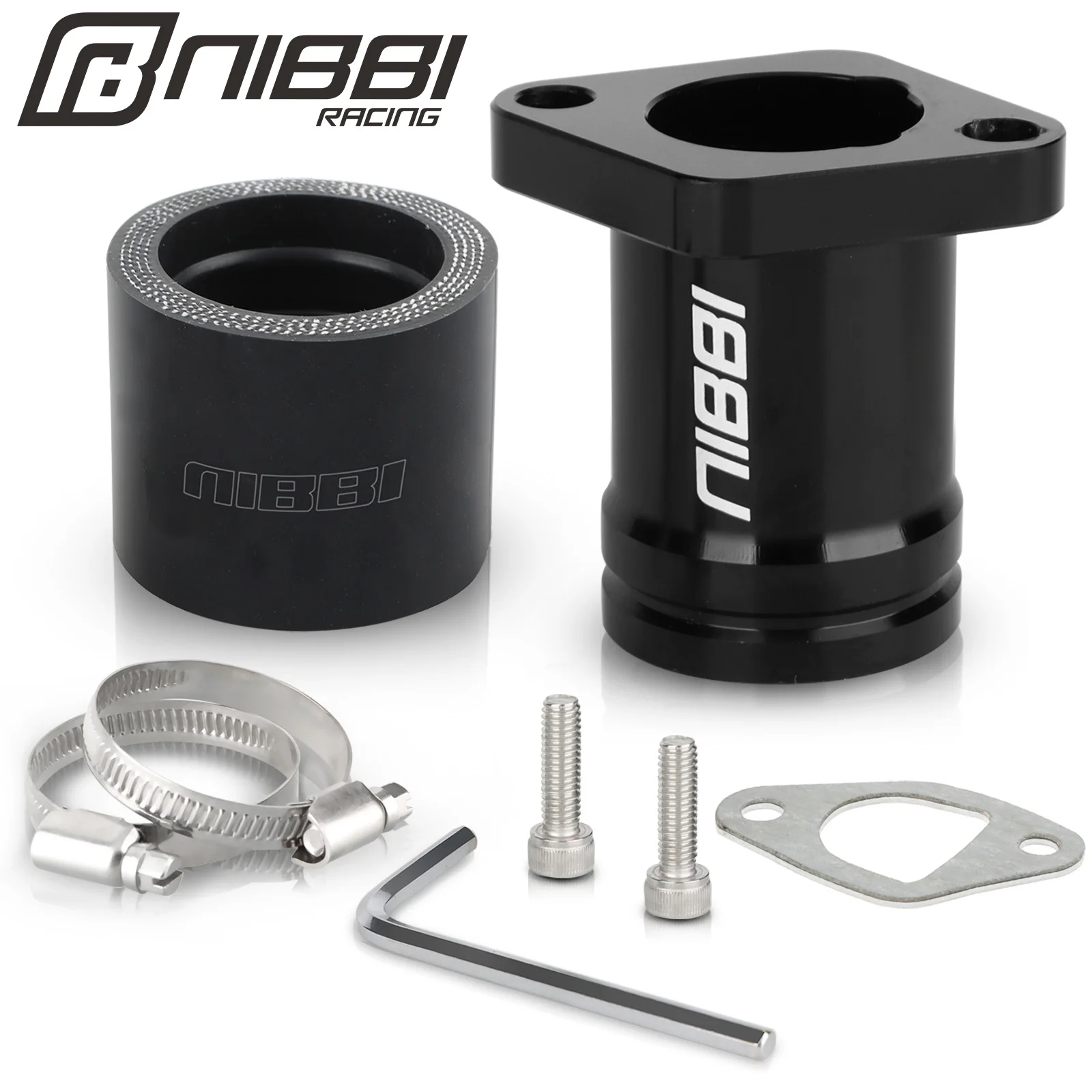 NIBBI-Predator-212cc-CNC-Intake-Manifold-PWK24-PE-24mm-26mm-28mm ...