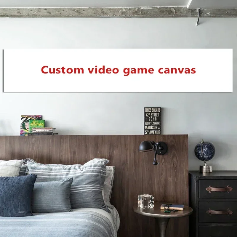 VIP -1pcs Custom Video Game Poster， Cartoon Pictures， Artwork Canvas ...