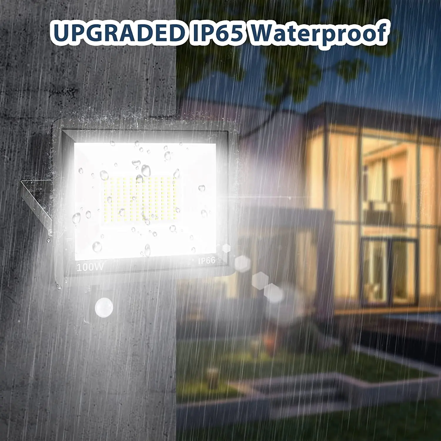LED Floodlight Motion Sensor Outdoor Led Spotlight Security Lights LED ...