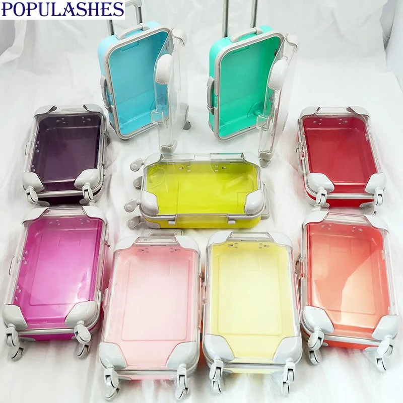 60pcs-Mini-Suitcase-Luggage-Trolley-Storage-Lash-Packaging-Box ...
