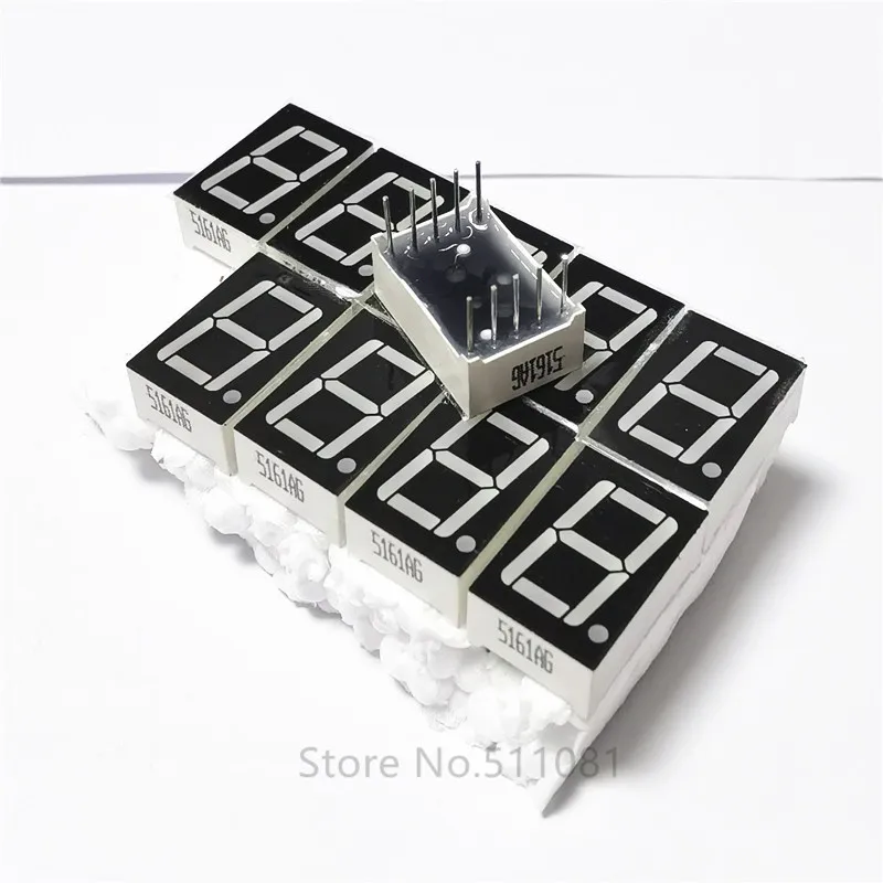 10PCS-LD-5161AG-1-Digit-0-56-GREEN-7-SEGMENT-LED-DISPLAY-COMMON-CATHODE ...