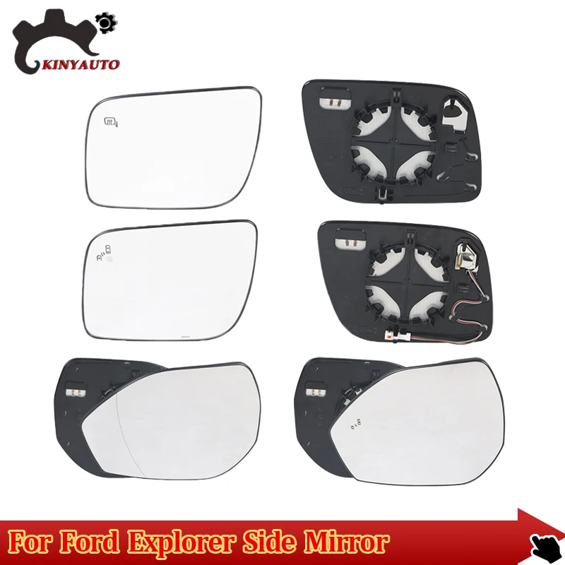 For-Ford-Explorer-Side-External-Rearview-Mirror-Assy-Lens-Glass-Turn ...