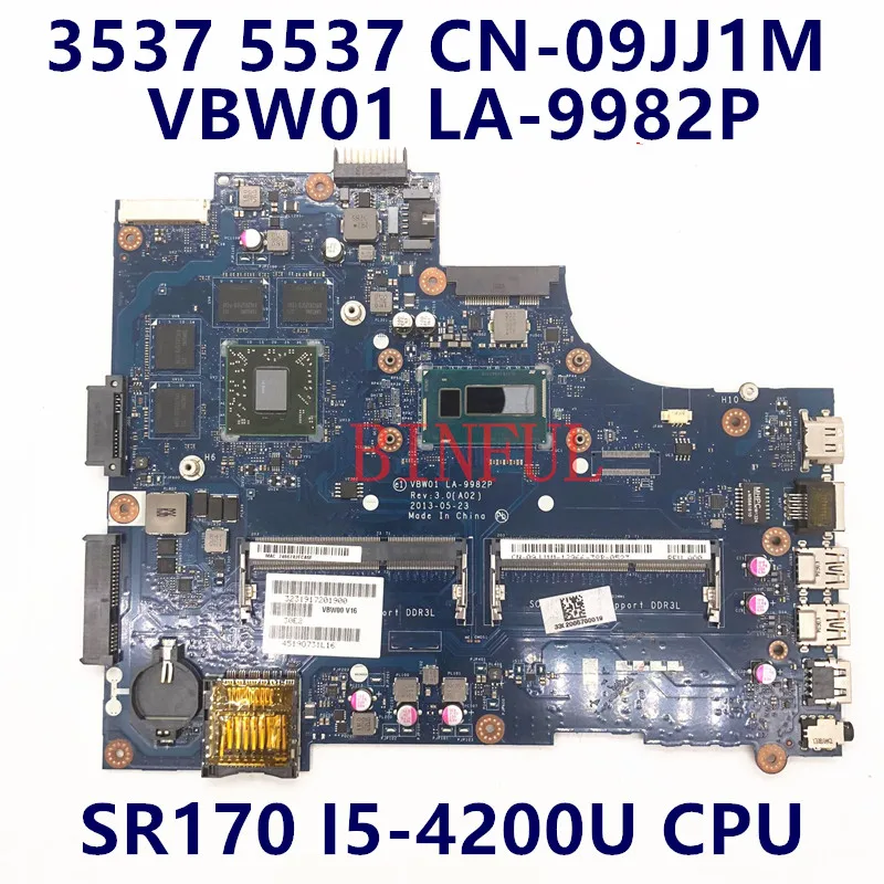 CN 09JJ1M 09JJ1M 9JJ1M For DELL INSPIRON 3537 5537 Laptop Motherboard ...