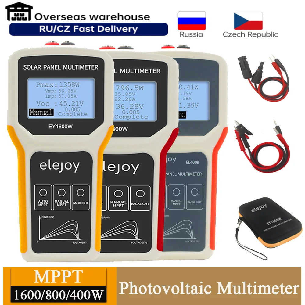 1600W Photovoltaic Panel Multimeter Solar Panel MPPT Tester Open ...