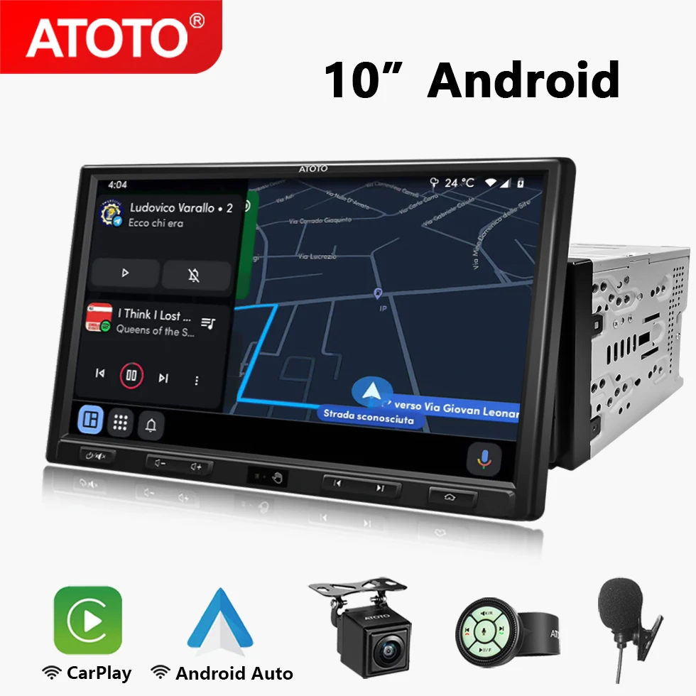 ATOTO-10-1-inch-Android-Car-Stereo-Double-2-Din-Wireless-Apple-Carplay ...