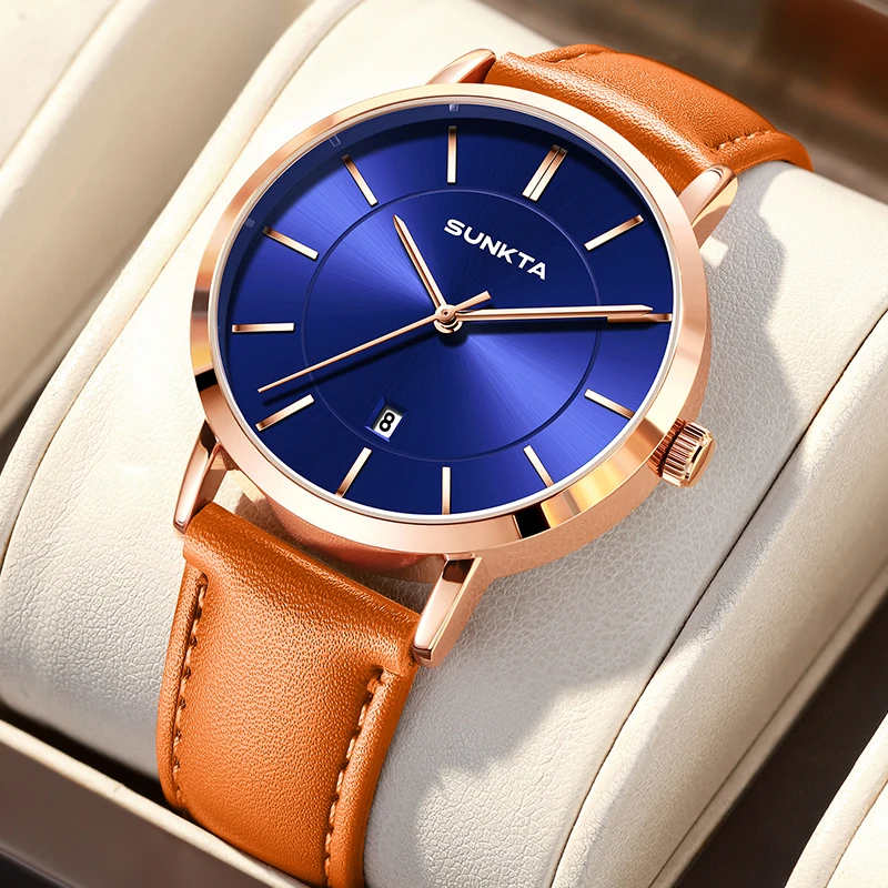 SUNKTA Luxury Mens Watch LIGE Fashion Casual Quartz Wristwatches ...