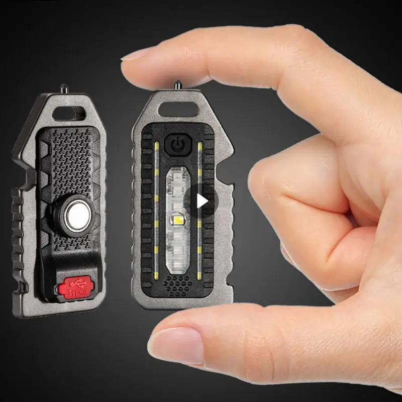 Mini-Thin-Flashlight-Tactical-Police-Shoulder-Light-LED-USB-Type-C ...