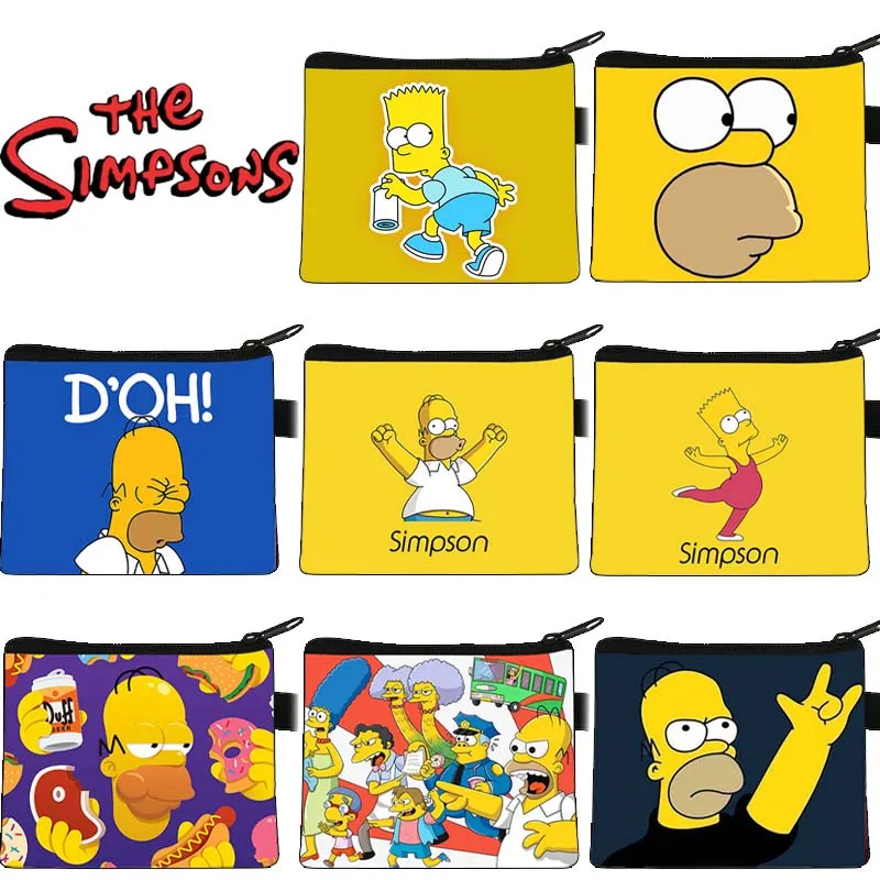 Simpsons-Homer-Color-Coin-Purse-Adult-Handbag-Small-Wallet-Terylene ...