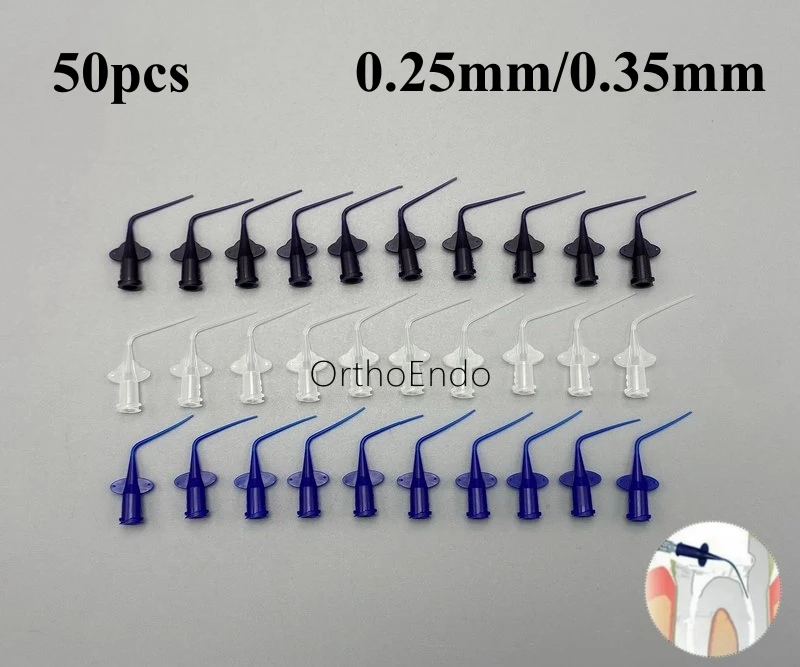 50Pcs-Dental-Irrigation-Tips-Disposable-Syringe-Tip-Teeth-Whitening ...